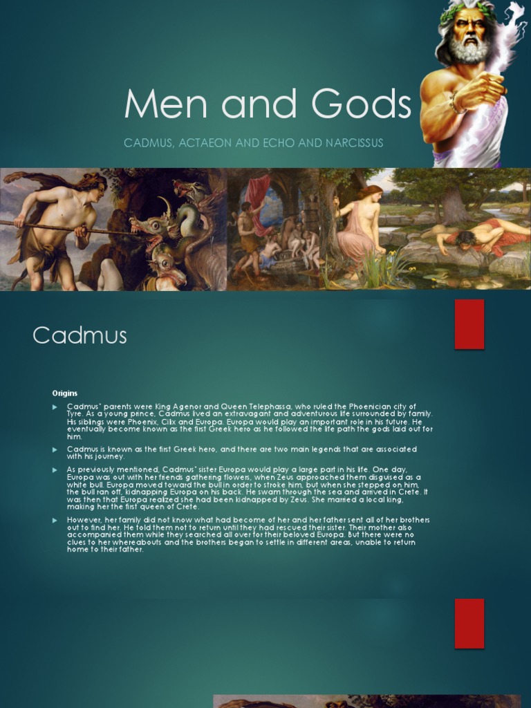 Stories From Men and Gods | PDF | Greek Mythology | Mythology