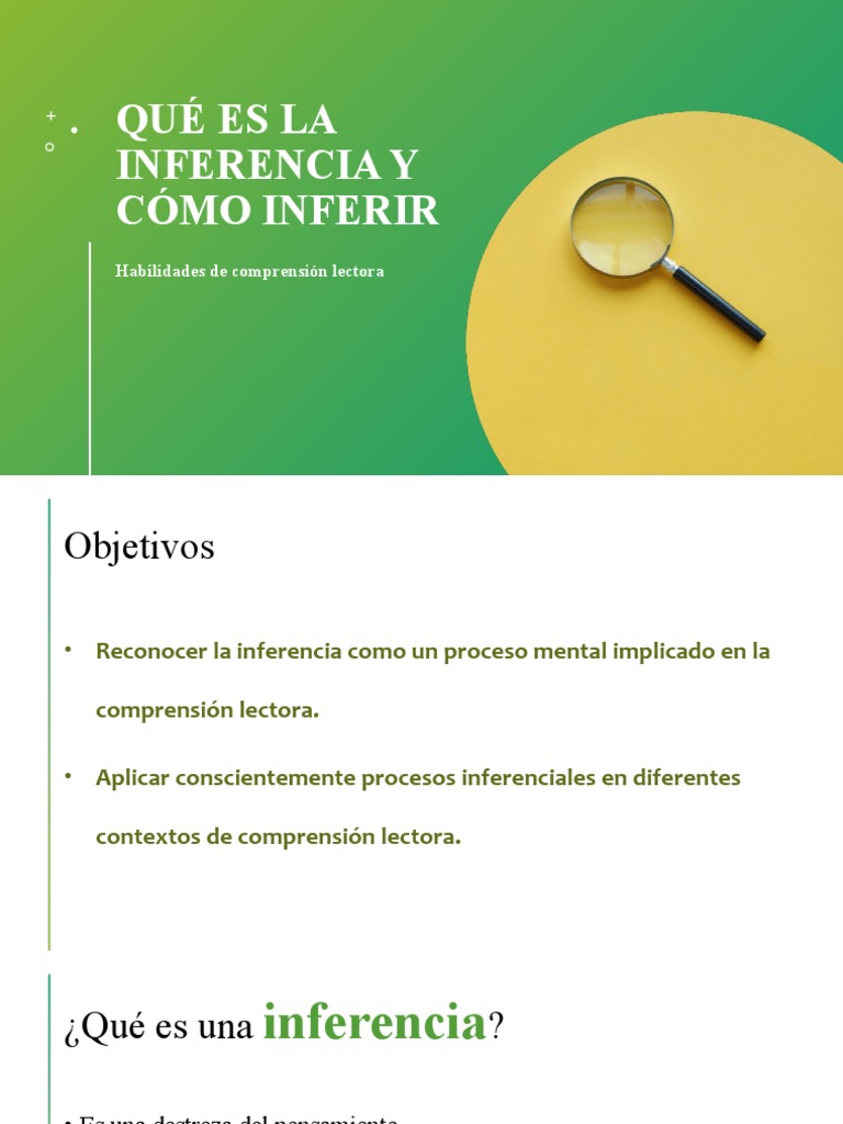 Qué Es La Inferencia y Cómo Inferir | PDF | Inferencia | Razón
