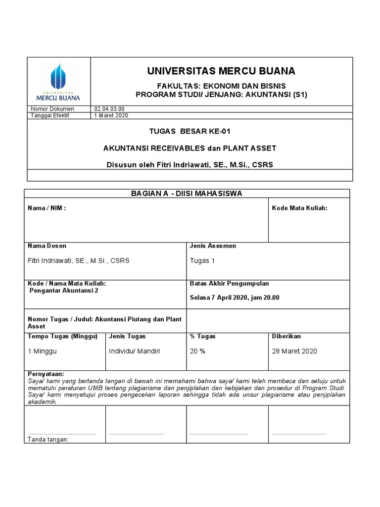 Tugas Besar 1 Pa 2 | PDF