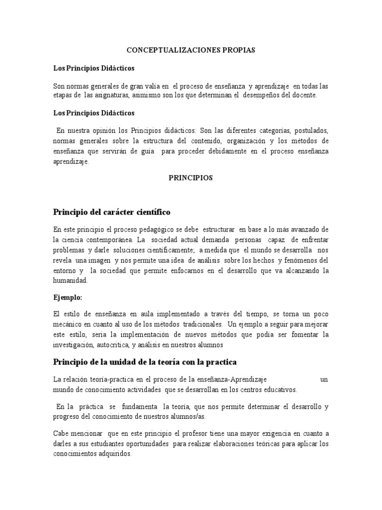 Principio de Asequibilidad | PDF | Aprendiendo estilos | Salón de clases