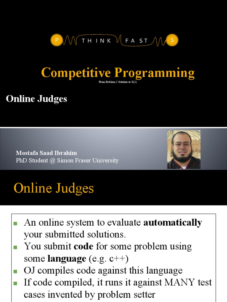 Online Judges | Download Free PDF | Data Type | Input/Output