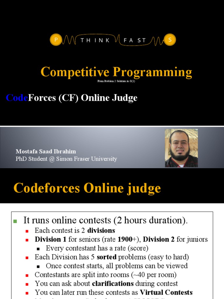 Online Judge - Codeforces | PDF | Computing And Information Technology