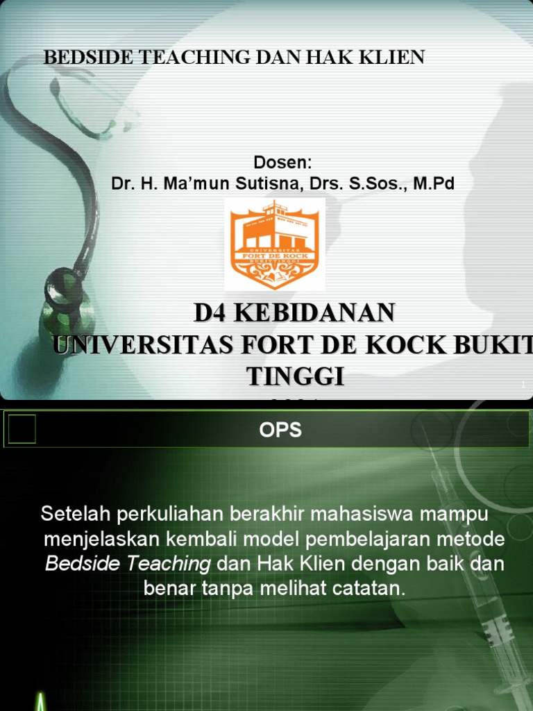 Bedside Teaching Dan Hak Klien 2021 | PDF