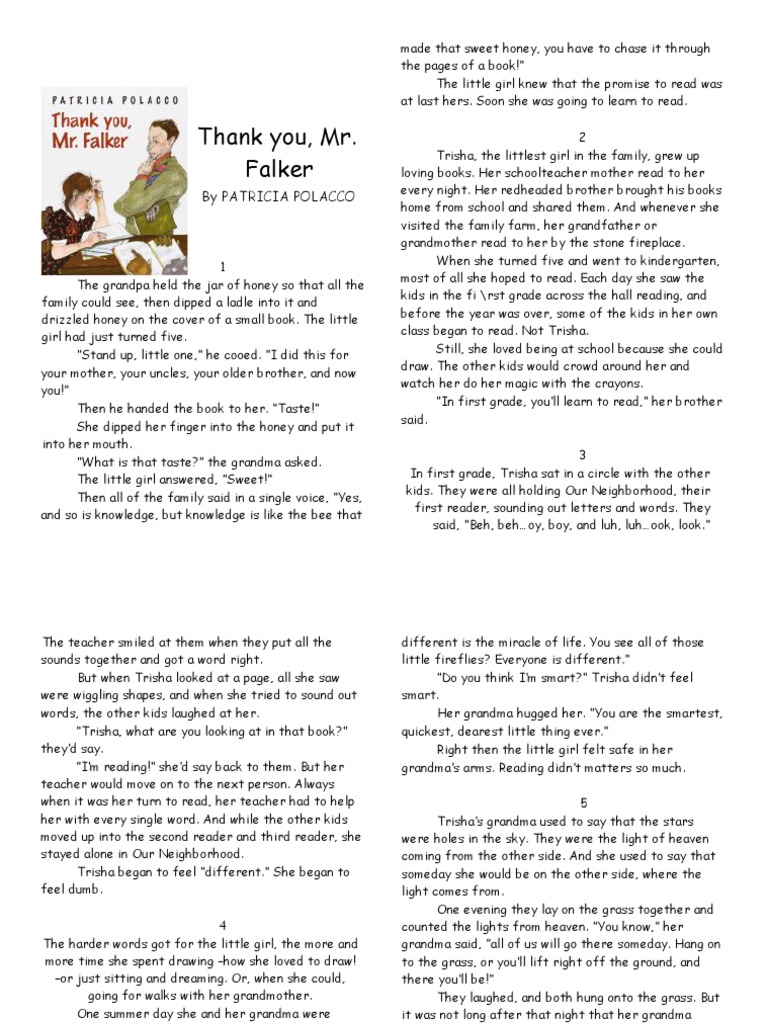 Ivy Jiang - Thank You MR Falker PDF MASTER | PDF