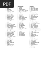 Best mantra modifiers v1.2.2 (1) | PDF | Ice | Lightning