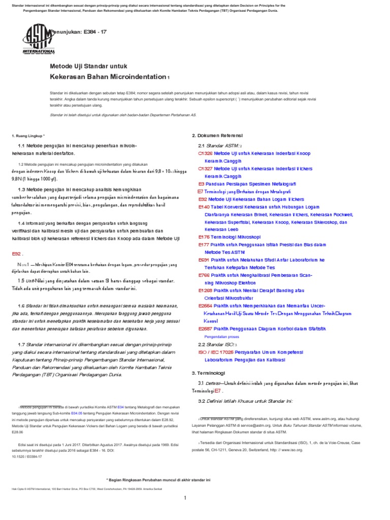 Translate - ASTM E384 17 03 01 Standard Test Microindentation Hardness ...