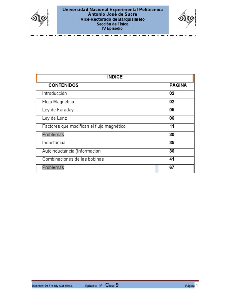 F2-G-4u-Clase N9 1.6 | PDF | Campo magnético | Corriente eléctrica