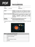 Rubrica Maqueta Sistema Solar | PDF