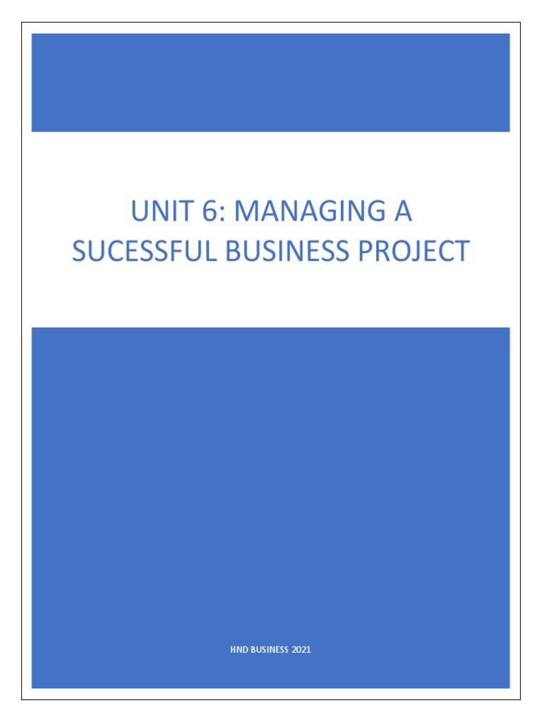 Managing a Successful Tesco Project | PDF | Business | Science