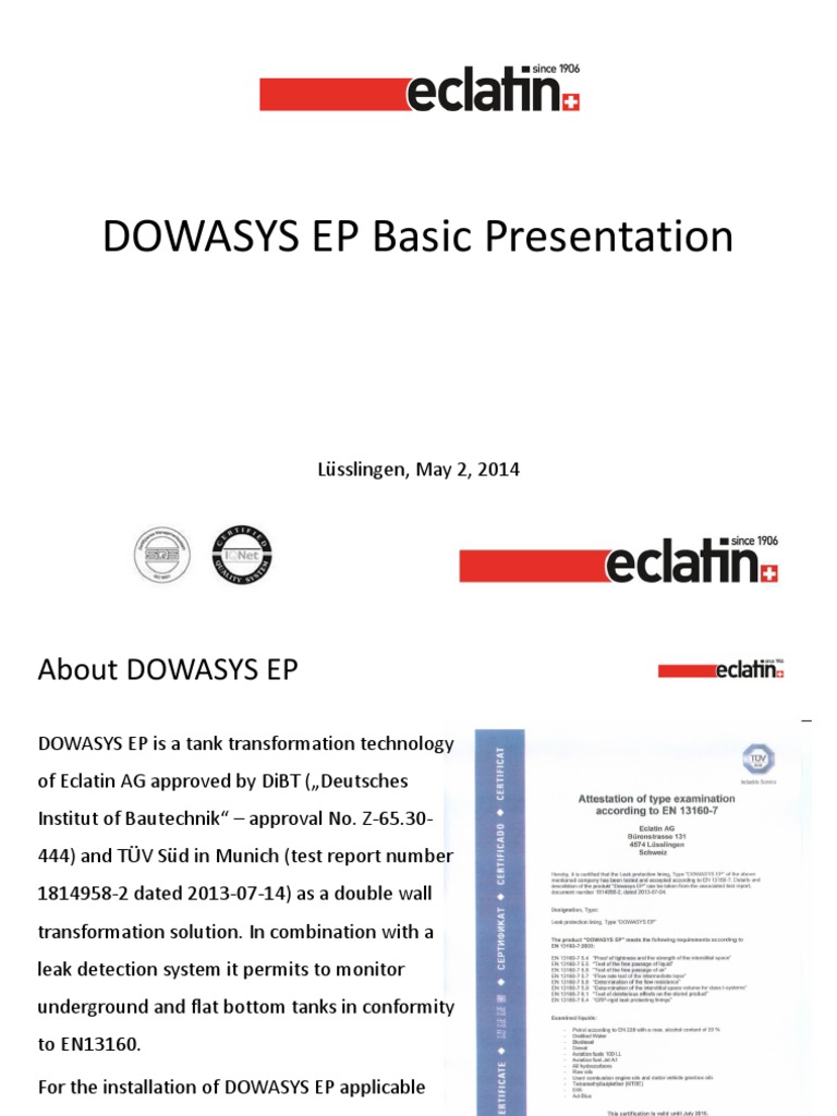 Eclatin - DOWASYS+EP Basic - 2014 | PDF | Epoxy | Fiberglass