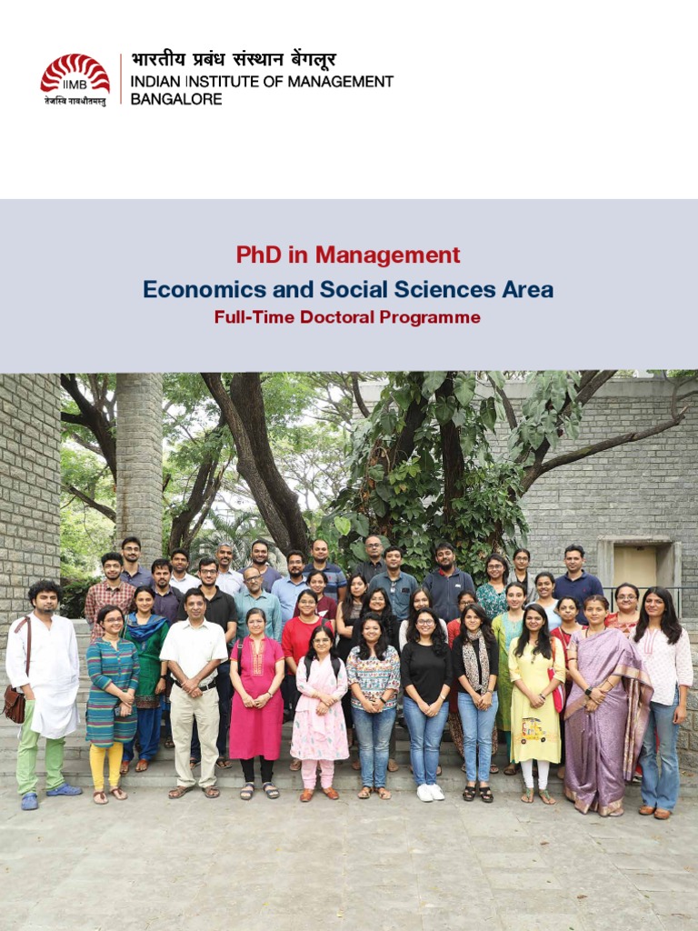Ess Brochure | PDF | Doctor Of Philosophy | Economics