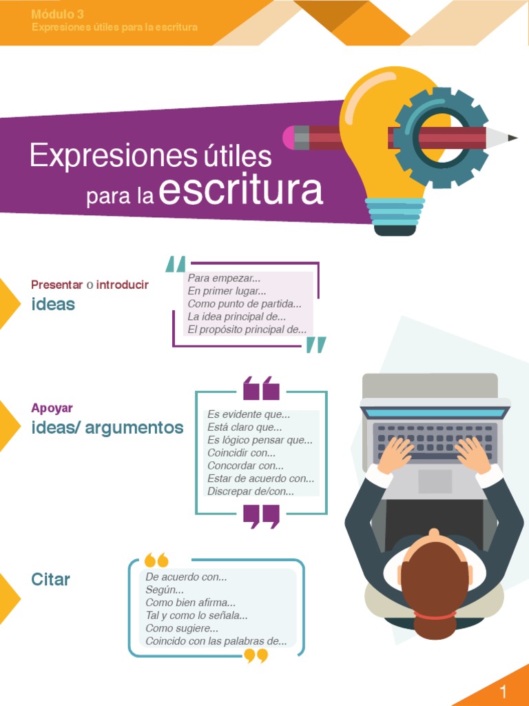 Frases útiles para escribir en español | PDF
