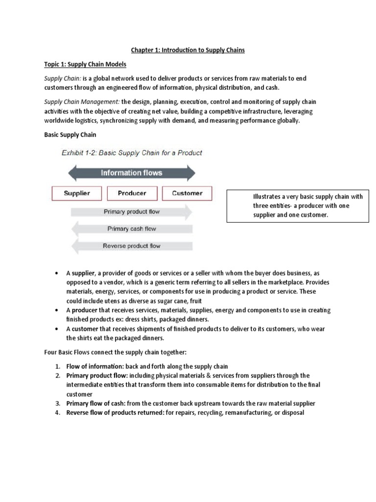 Apics 2 Notes | PDF | Supply Chain | Enterprise Resource Planning