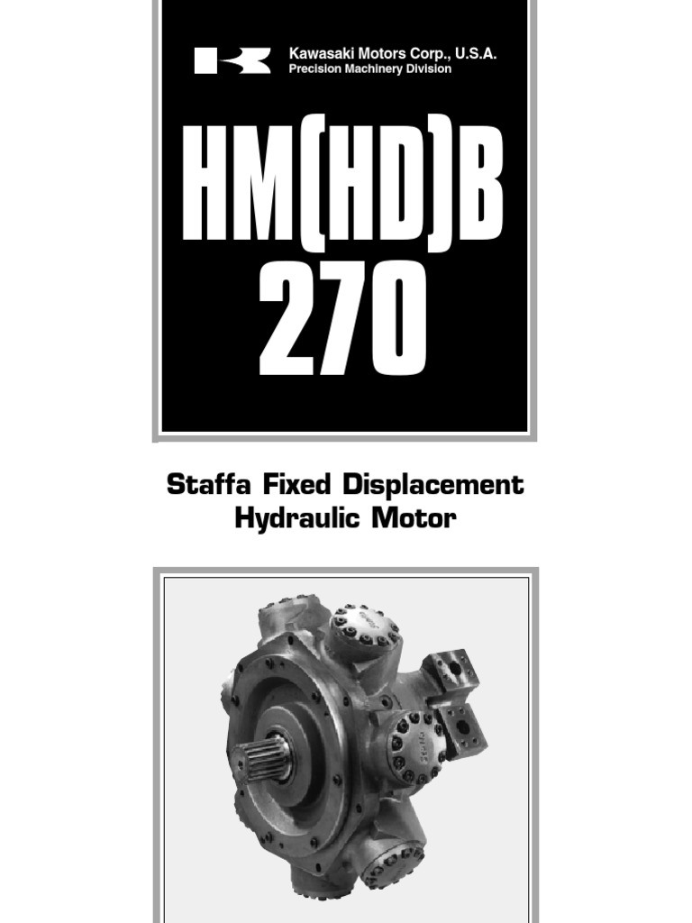 Kawasaki Motors Corp., U.S.A. Precision Machinery Division Staffa Fixed ...