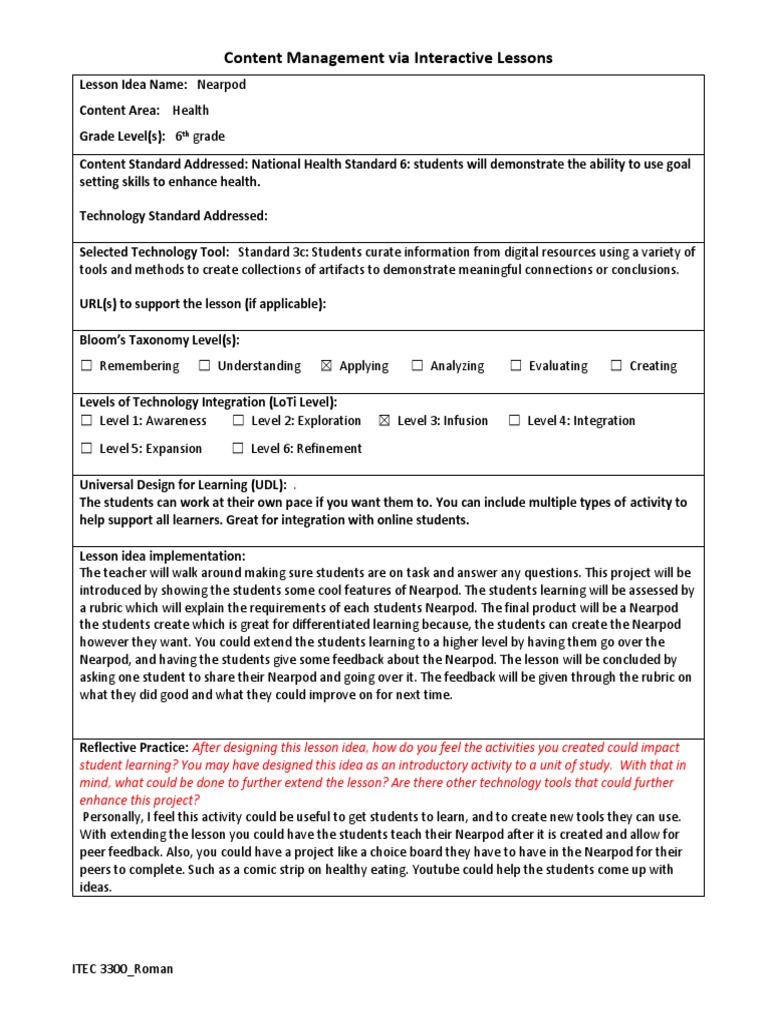 Nearpod Itec | PDF | Behavior Modification | Learning