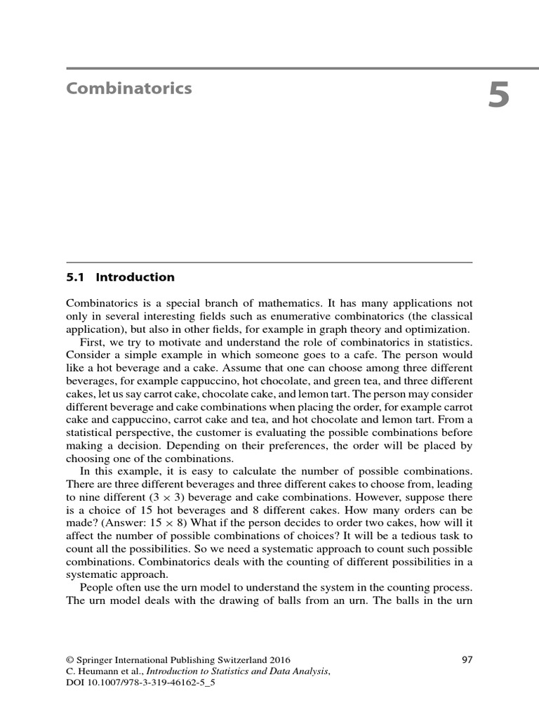 Chapter 5 | PDF | Discrete Mathematics | Combinatorics