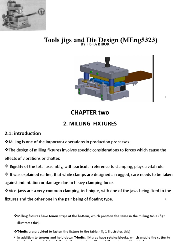 Chapter 2 Milling Fixtures | PDF | Procedural Knowledge | Industrial ...