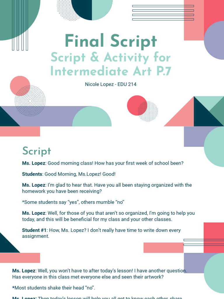 Final Script - Edu 214 | PDF | Internet Forum | Cyberspace