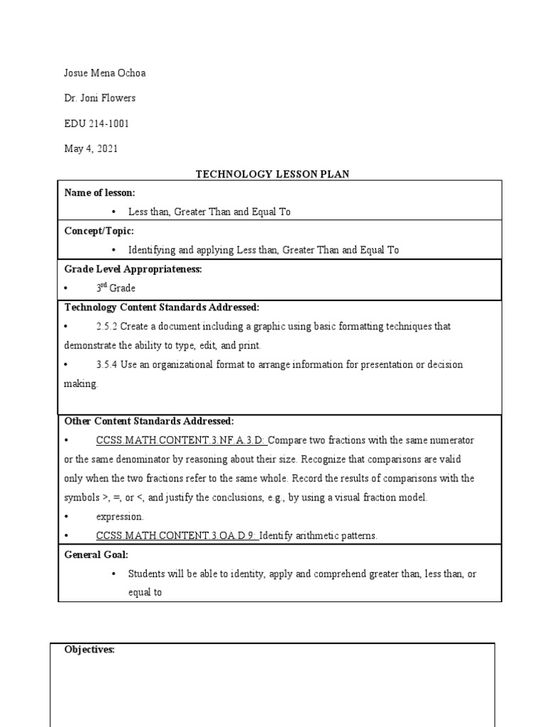 Edu 214 Final Presentation Lesson Plan | PDF | Teaching Mathematics | Lesson Plan