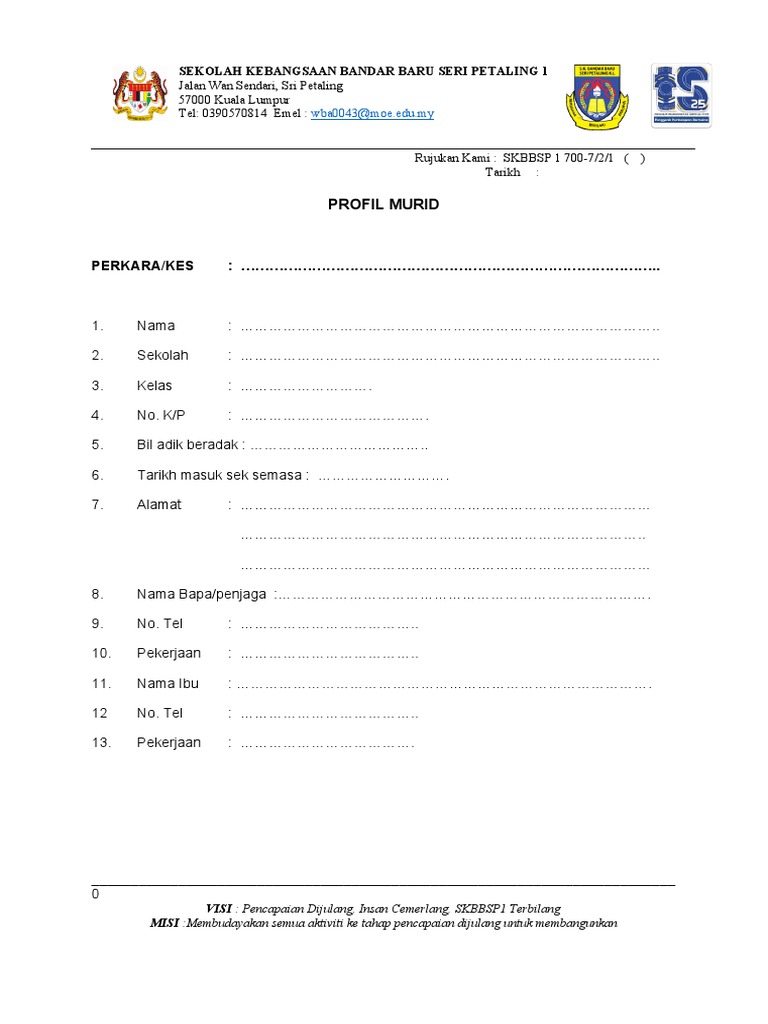 Profil Murid | PDF