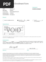 SoFi Direct Deposit Enrollment Form | PDF | Personal Finance | Banking