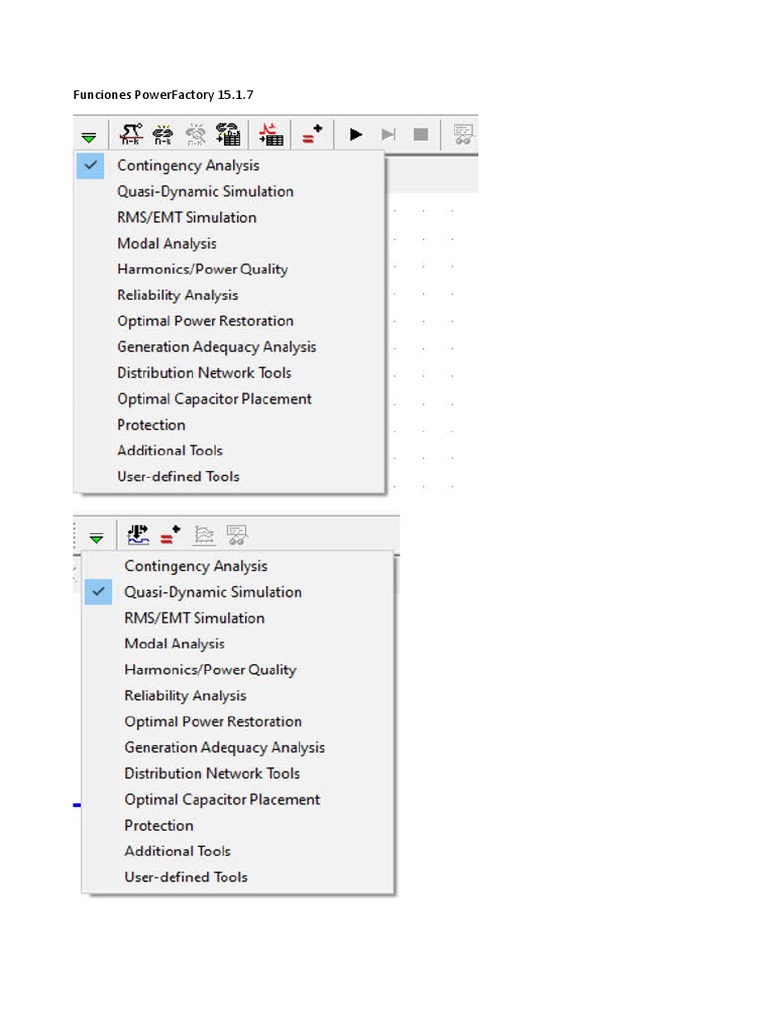 Funciones PowerFactory 15.1.7 | PDF