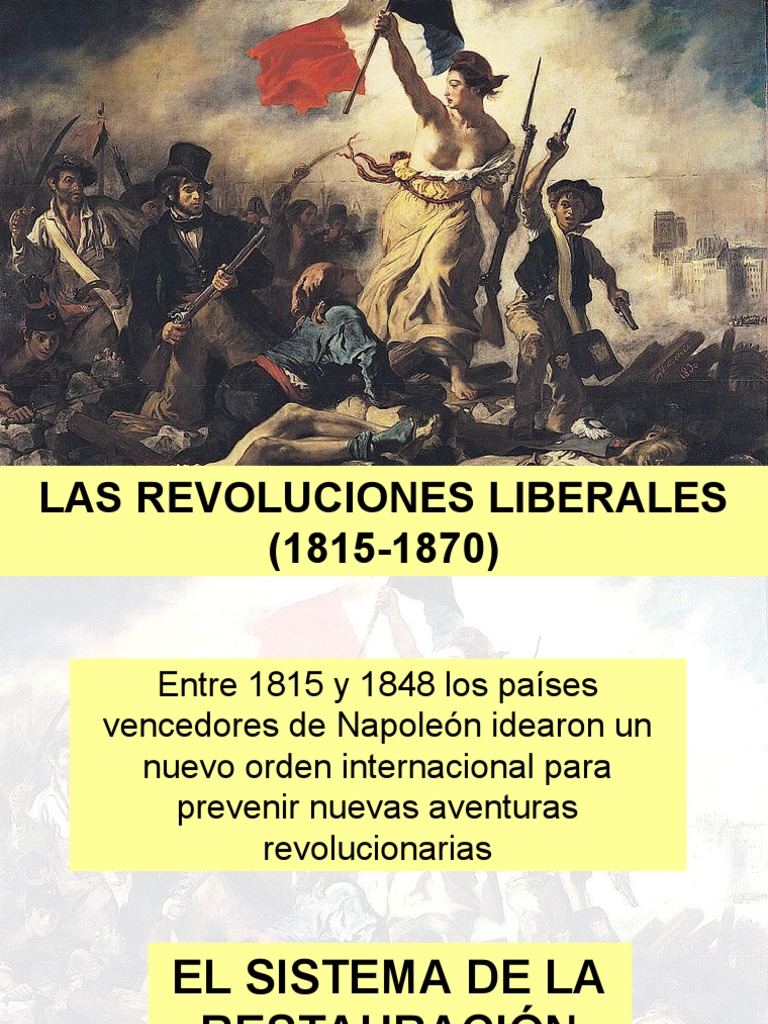 Las Revoluciones Liberales (1815-1870) | PDF | Napoleón | Parlamento