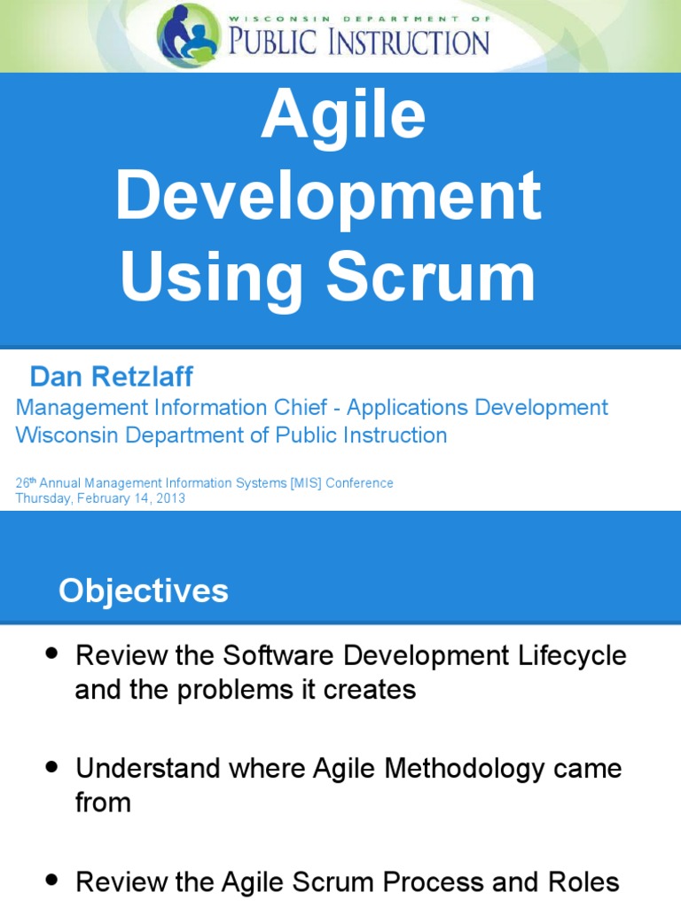 Agile Development Using Scrum: Dan Retzlaff | PDF | Scrum (Software Development) | Agile ...