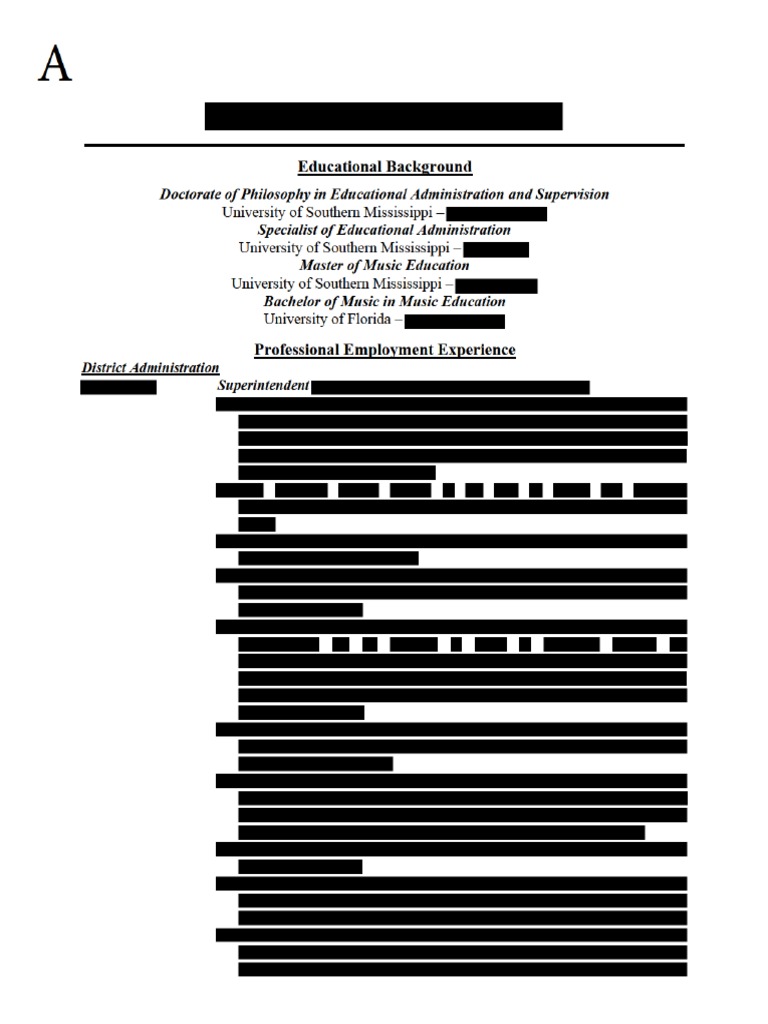 RPS Redacted Resumes | PDF | Human Resource Management | Teachers