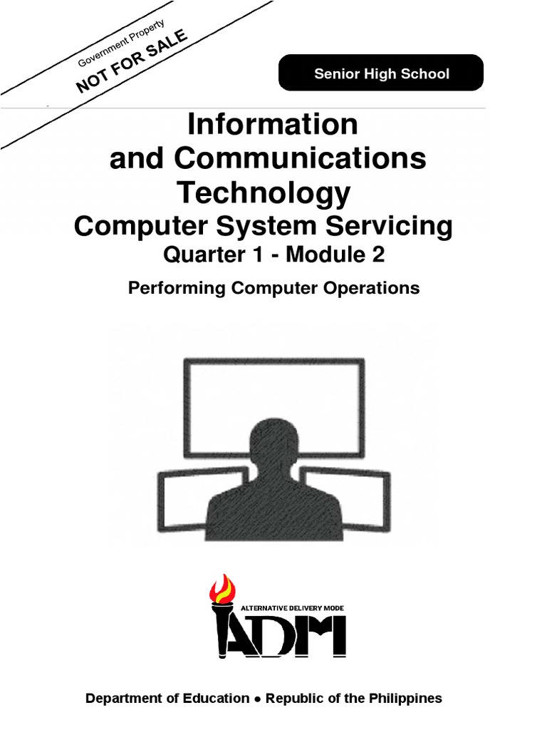 Information and Communications Technology: Computer System Servicing ...