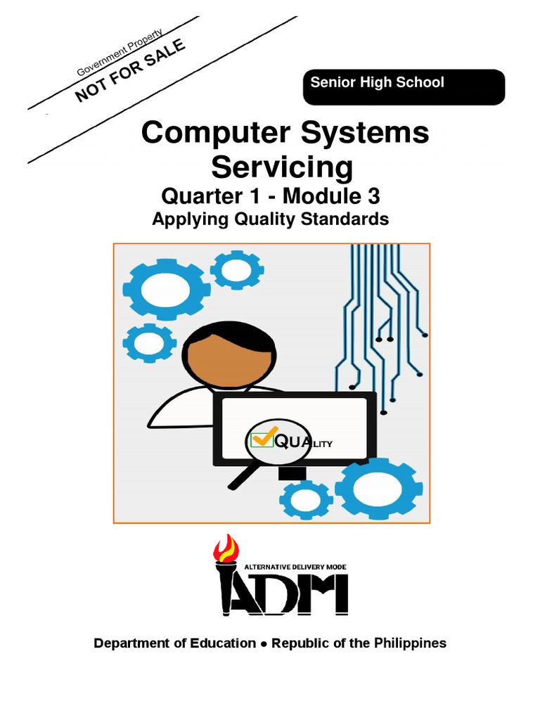 Computer Systems Servicing: Quarter 1 - Module 3 | PDF | Quality Assurance | Scatter Plot