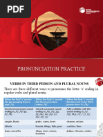 S, Z, IZ Pronunciation Guide | PDF | Linguistics | Linguistic Morphology