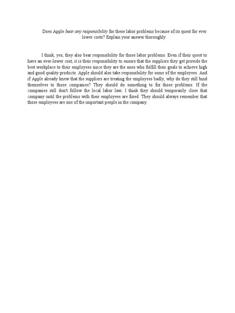 Employee Exploitation at Foxconn | PDF