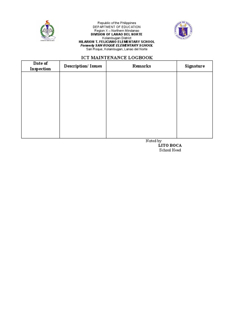 ICT Maintenance Checklist | PDF