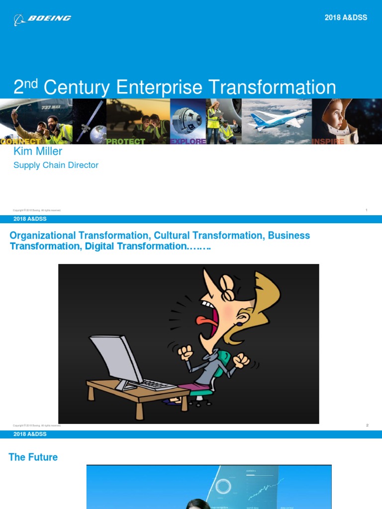 Boeing Digital Transformation Presentation 2018 | PDF | Enterprise ...