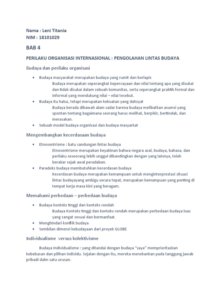 Rangkuman Bab 4 PO | PDF