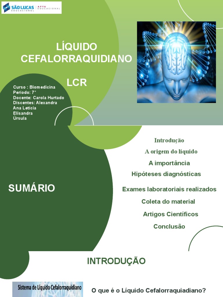 LCR - Líquor Atual | PDF | Líquido cefalorraquidiano | Meningite