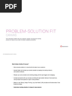 Problem Solution Fit Canvas by Daria Nepriakhina Ideahackers Network | PDF | Consumer Behaviour ...