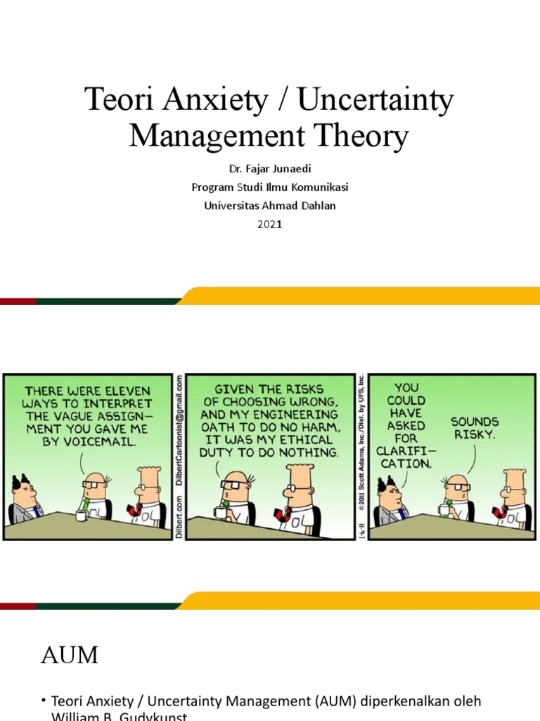 Teori Komunikasi - Anxiety Uncertainty Management Theory | PDF
