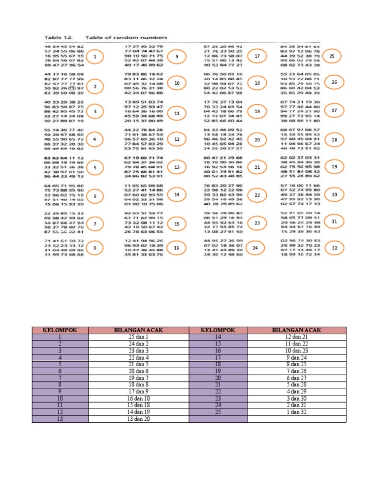 Pembagian Bilangan Acak | PDF | Metode & Bahan Ajar | Seni