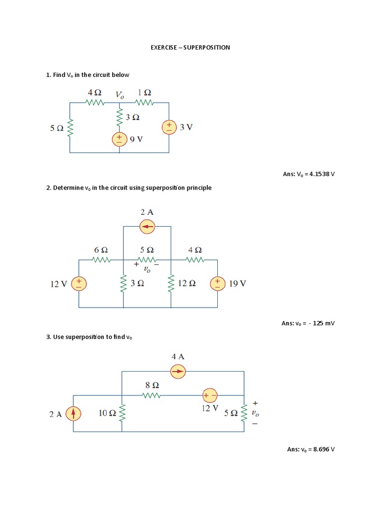 Superposition Practice Problems & Answers | PDF | Science & Mathematics