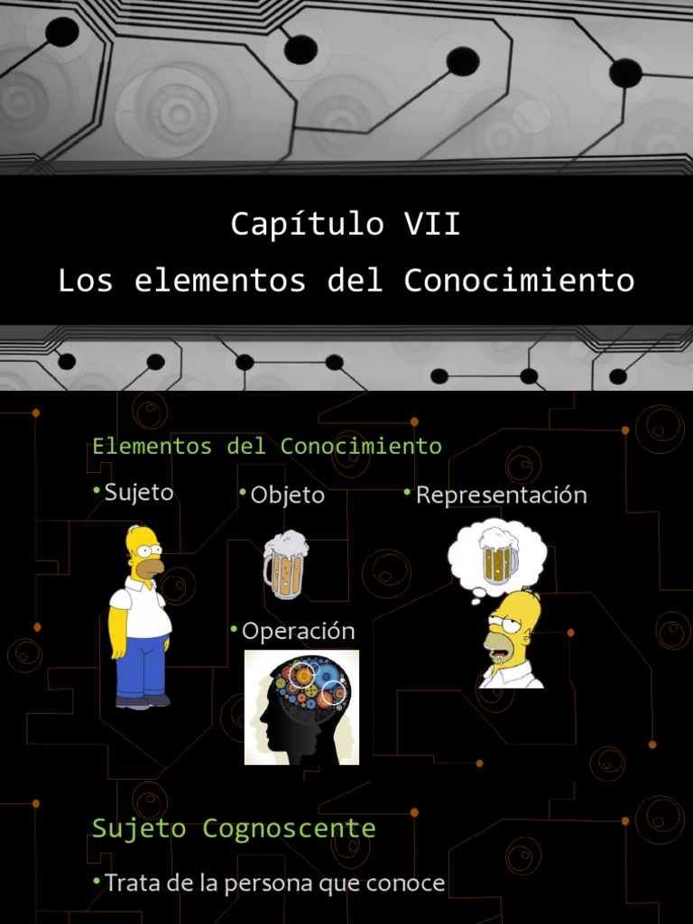 1 Capítulo VII (2020) Elementos Del Conocimiento | PDF | Conocimiento ...