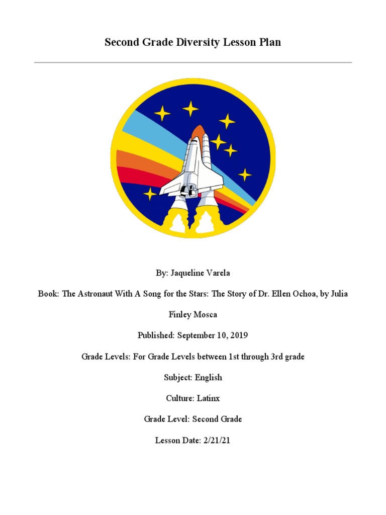 Second Grade Diversity Lesson Plan | PDF