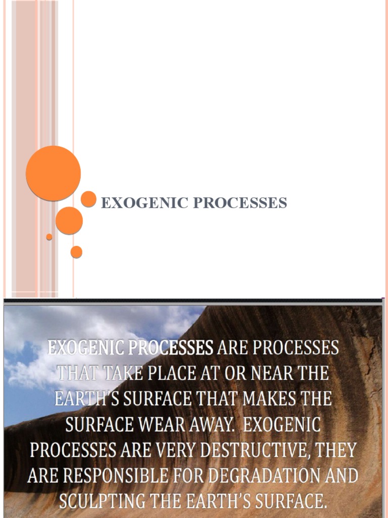 Exogenic Processes | PDF | Weathering | Physical Geography