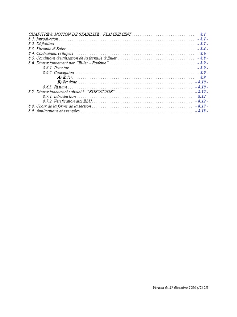 RMChap8 (Flambement) | PDF | Flambage | Résistance des matériaux