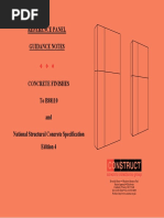 Formwork Classes and Concrete Finishes | PDF | Concrete | Mortar (Masonry)