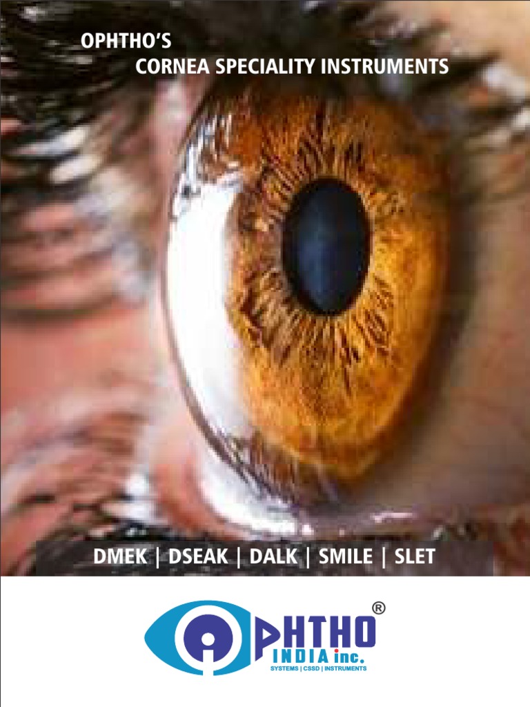 Ophtho Cornea Instrument Catalog | PDF | Human Eye | Ophthalmology