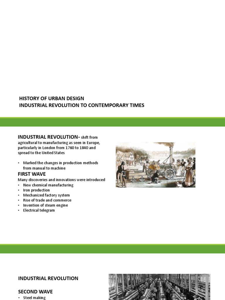 History of Urban Design from the Industrial Revolution | PDF ...