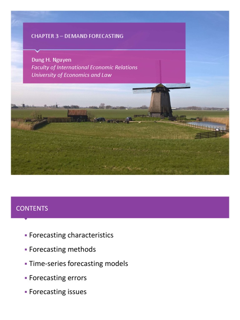 Chapter 3 - Demand Forecasting: # Het Begint Met Een Idee | PDF | Forecasting | Mean Squared Error