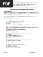 Ola Template | PDF | Service Level Agreement | Data Center